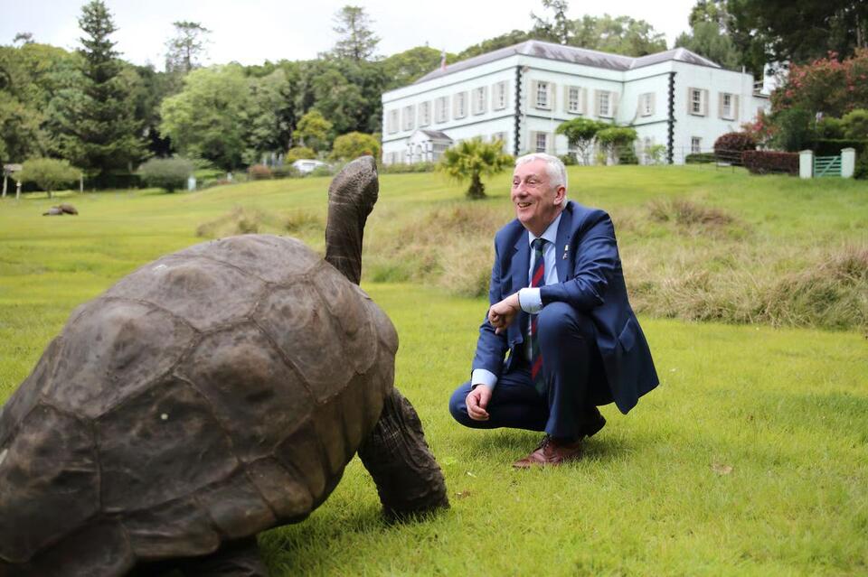 Jonathan the tortoise is alive! World's oldest land animal caught in ...