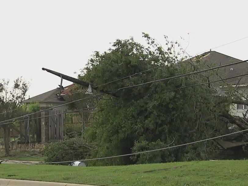 Texas weather: Tornado destruction in Temple