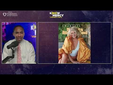 ESPN’s Stephen A. Smith Gets Awkward Gushing Over Martha Stewart’s SI ...