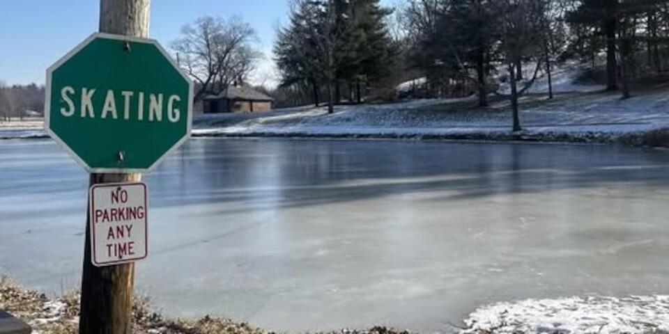 Pond in Lower City Park Pool in Iowa City now open for ice skating ...