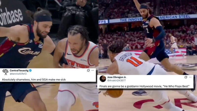 Jalen Brunson’s Controversial Foul Draw on Max Strus Has NBA Fans ...