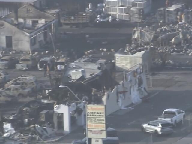 Large fire involving propane tanks near 40th and Washington streets ...