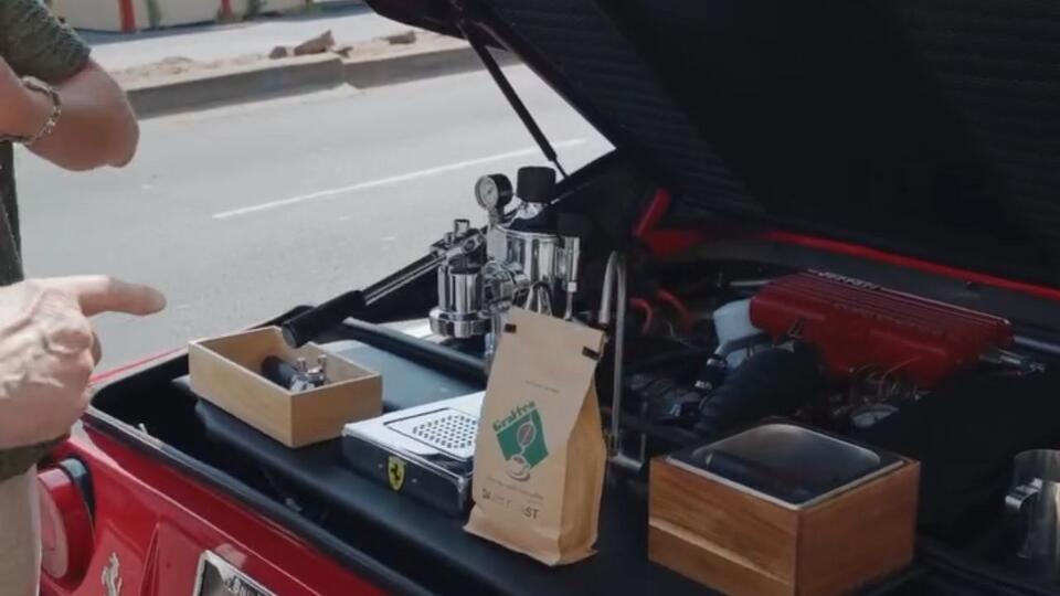 Pimp my Brew: Someone in San Francisco Turned a Ferrari into a Coffee ...