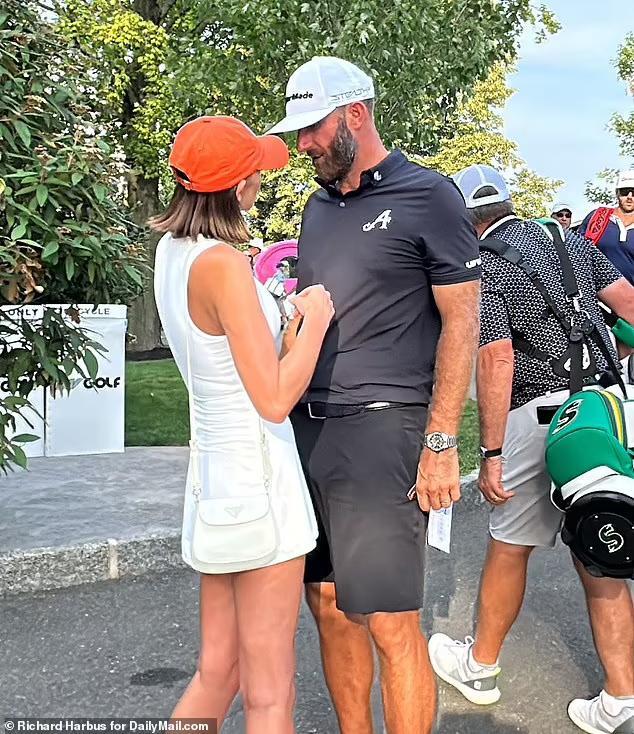 Paulina Gretzky looks sporty and chic in a golf dress as she cheers on ...