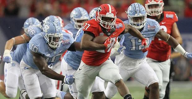 Looking back at Georgia's success in neutral-site games under Kirby ...