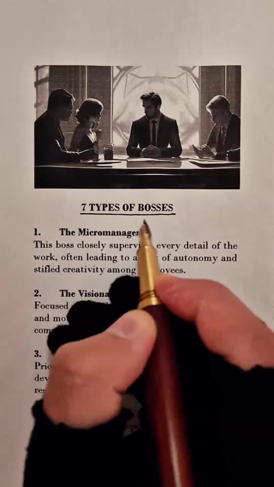 7 types of bosses motivation inspiration psychology affirmations rules ...