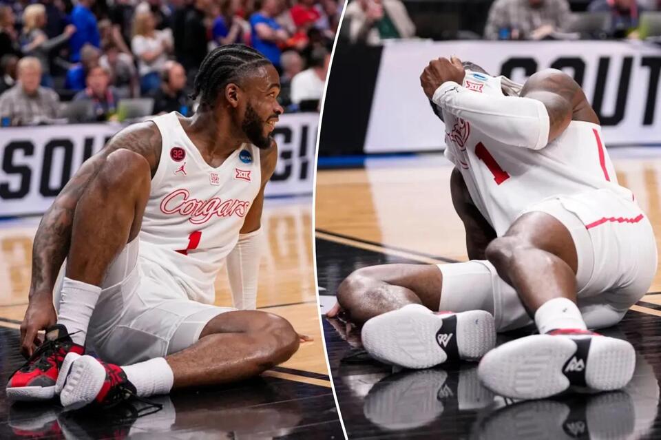 Houston’s Jamal Shead sprains ankle as Cougars lose March Madness ...