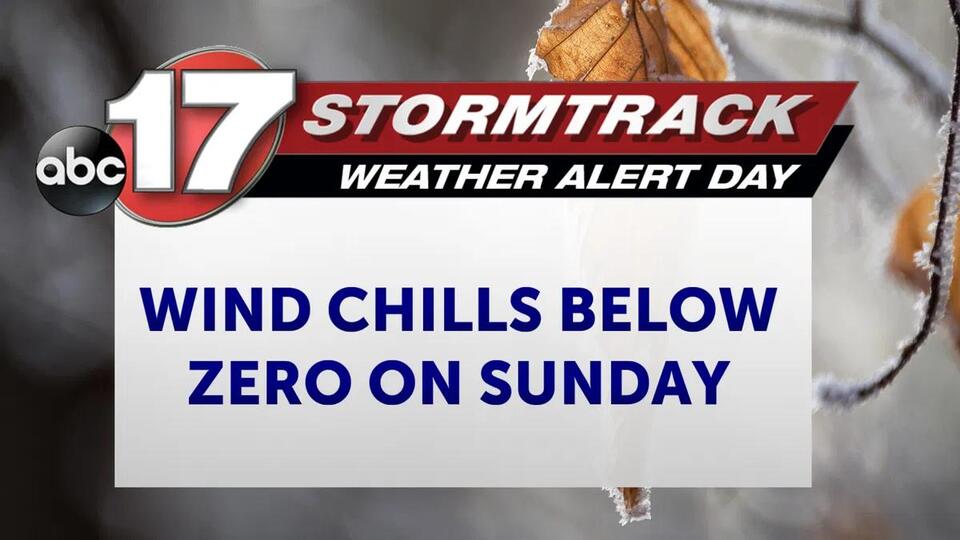 Weather Alert Day: Dangerous cold expected Sunday morning as wind ...