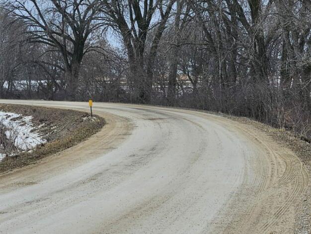 County Gravel Roads Getting Saturated