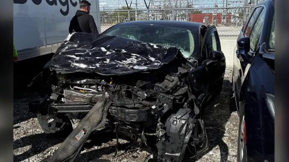 Warren woman bruised after car was split in half by suspected drunk ...