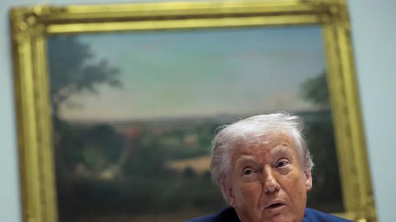 'You work for the Democrats!' Irked Trump ends roundtable after bashing ...