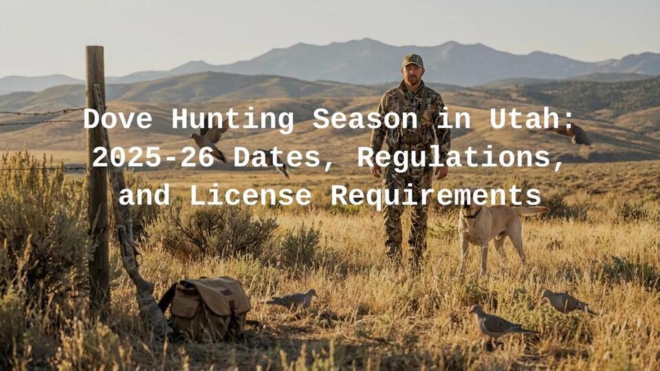 Dove Hunting Season in Utah: 2025-26 Dates, Regulations, and License ...