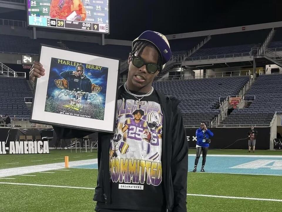 No. 1 running back in the country Harlem Berry is locked into the LSU ...