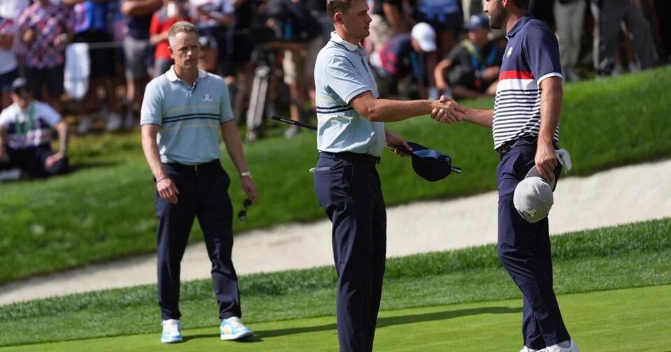 No. 1 Scottie Scheffler on the wrong end of another Ryder Cup blowout ...