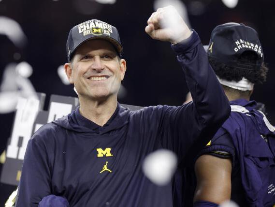 Jim Harbaugh tattoo, explained: Former Michigan coach fulfills promise to commemorate perfect season