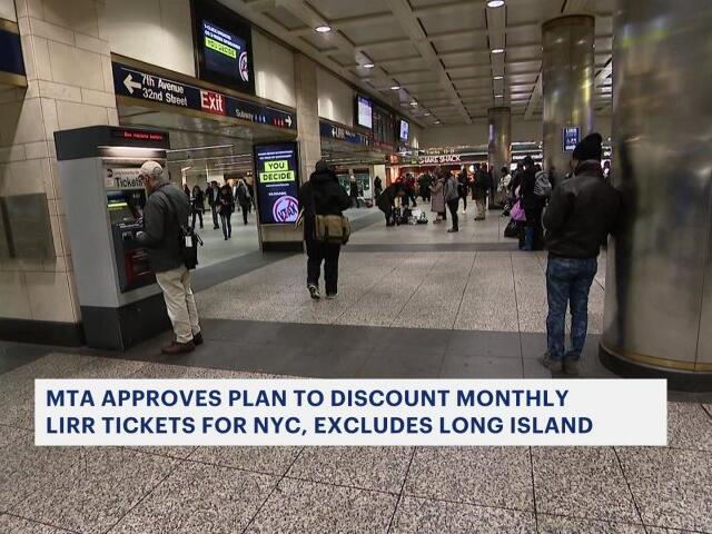 MTA approves plan to discount monthly LIRR tickets for NYC, excludes Long Island