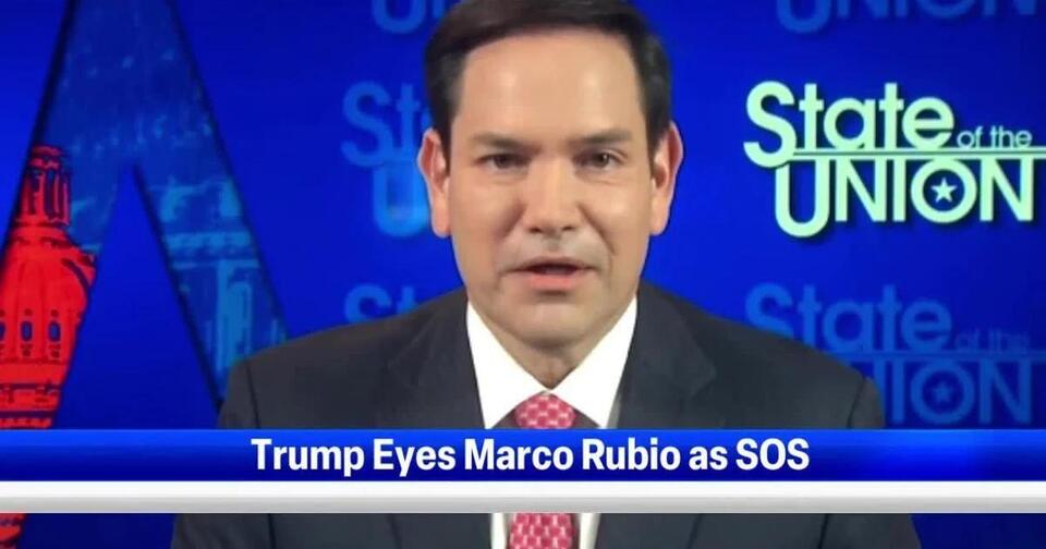 Florida Senator Rubio emerges as top choice for Secretary of State ...