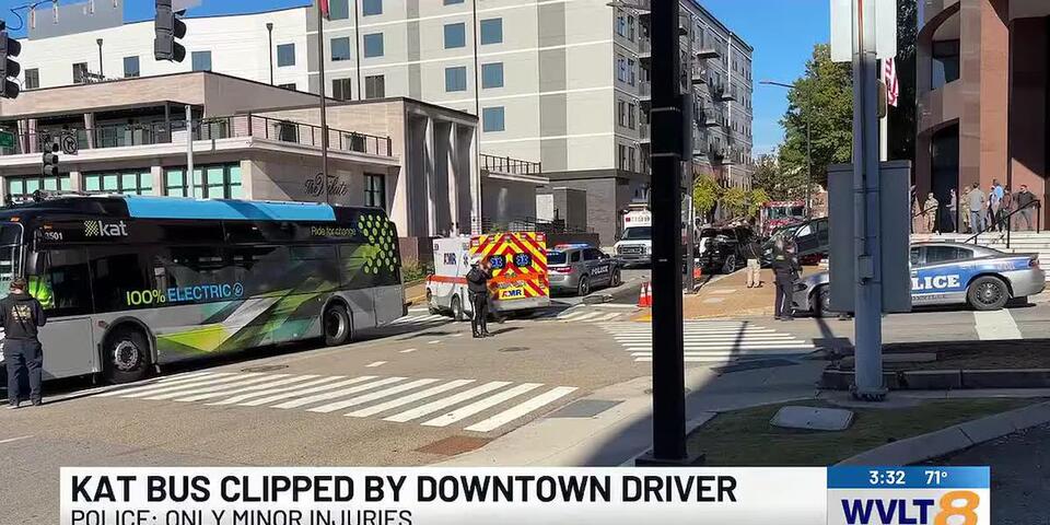 Wrong-way driver hits KAT bus in downtown Knoxville, tries to run ...