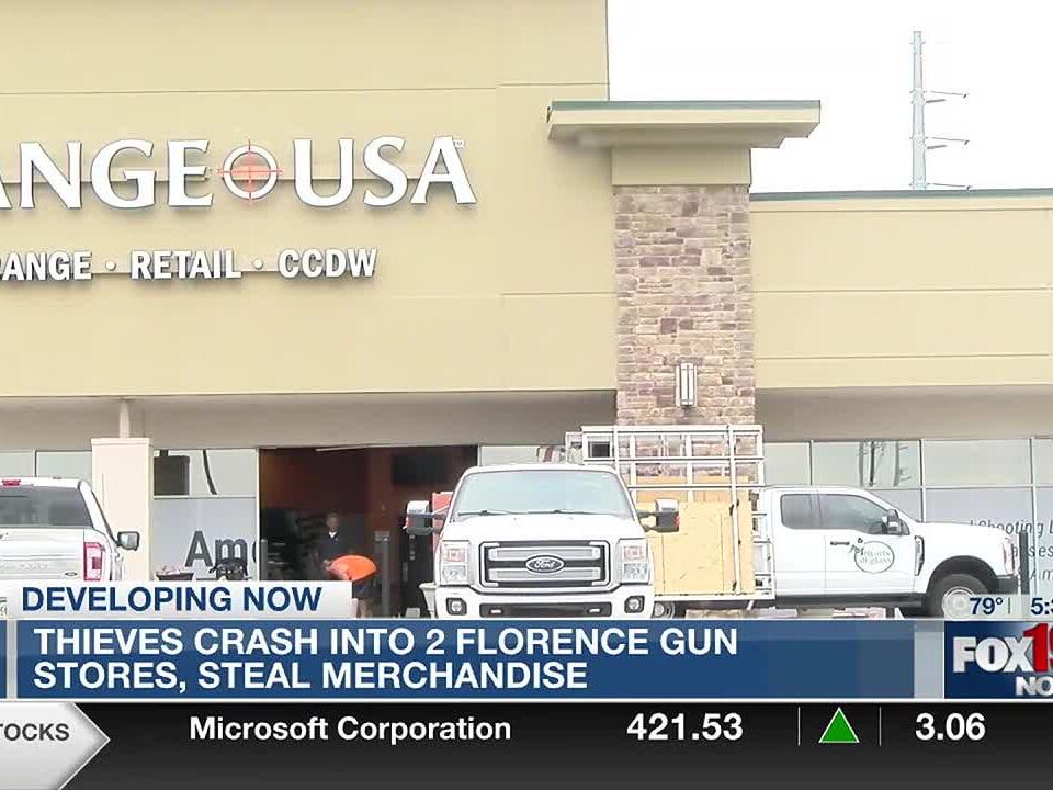 Thieves crash cars into 2 NKY gun stores during break-in attempts