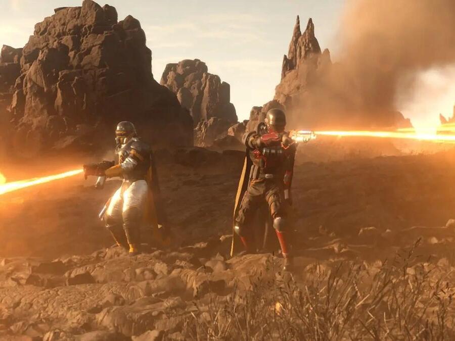 Helldivers 2 Patch 01.001.004 fixes flamethrower particles, refines ...