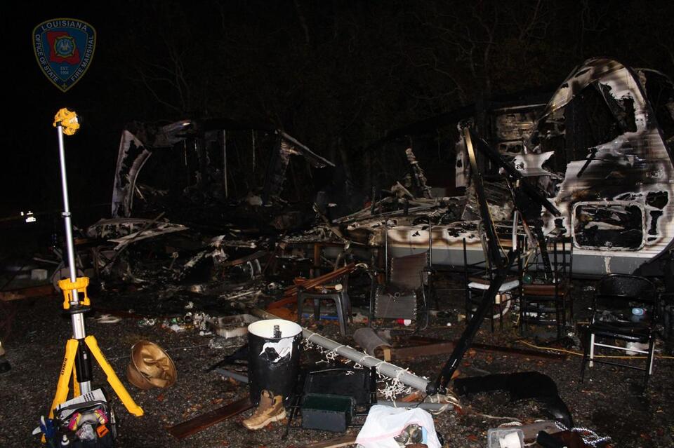 Louisiana Tragedy: Camper Fire Leaves One Dead - NewsBreak