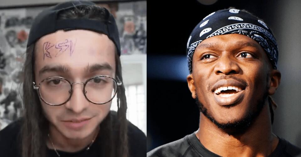 Man Tattoos KSI’s Name on His Body Every Day Until YouTuber Calls Him ...