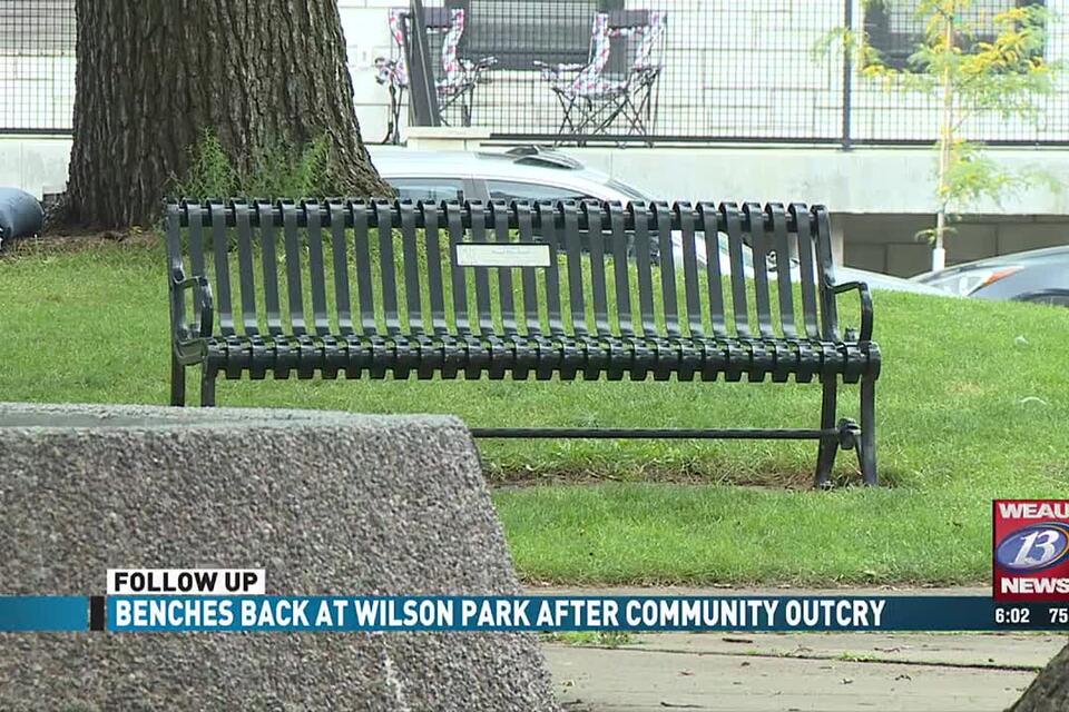 Benches Back at Wilson Park After Community Outcry - NewsBreak