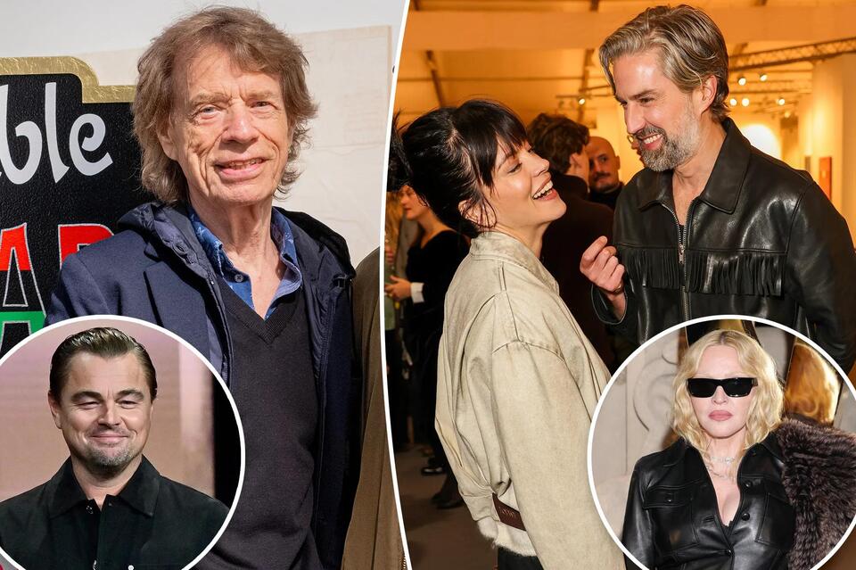 Mick Jagger, Leonardo DiCaprio and Madonna eye art while single Lily ...