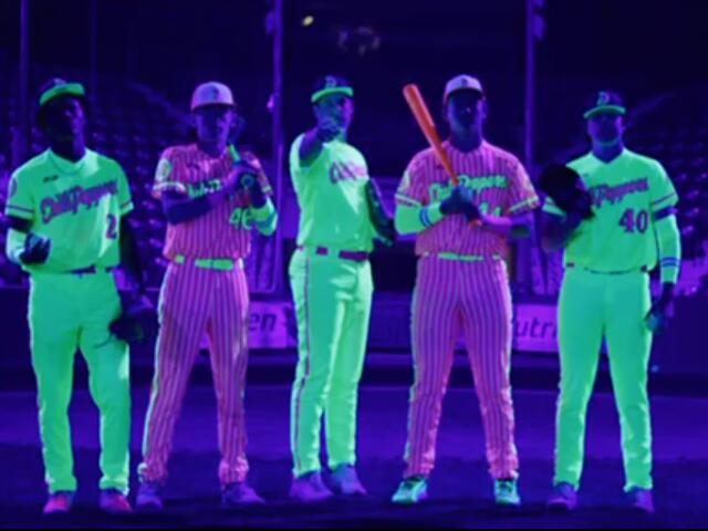 Chili Peppers spice up baseball with glow-in-the-dark game