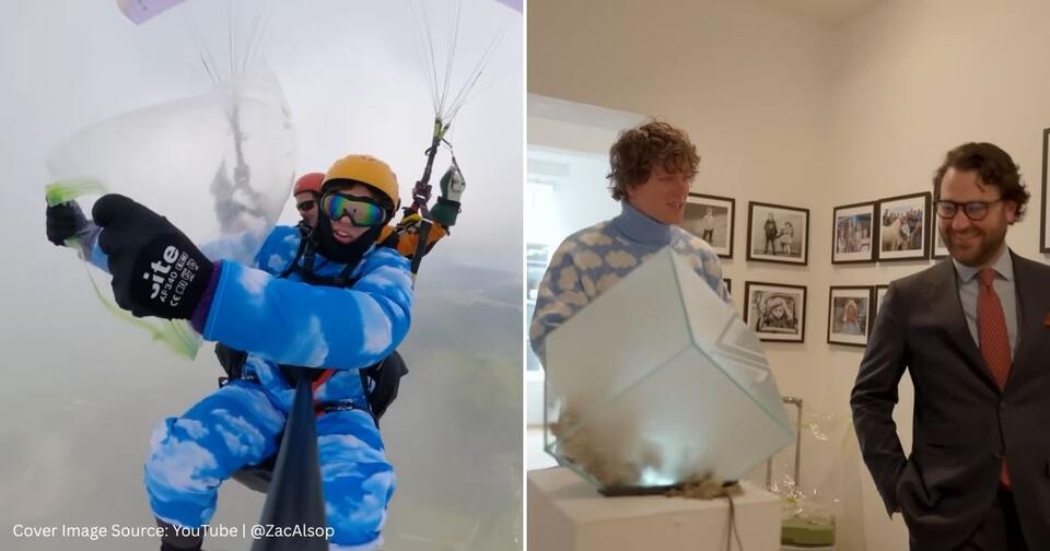 A YouTuber Captures a Cloud in a Bag And Then Turned It into an Art ...