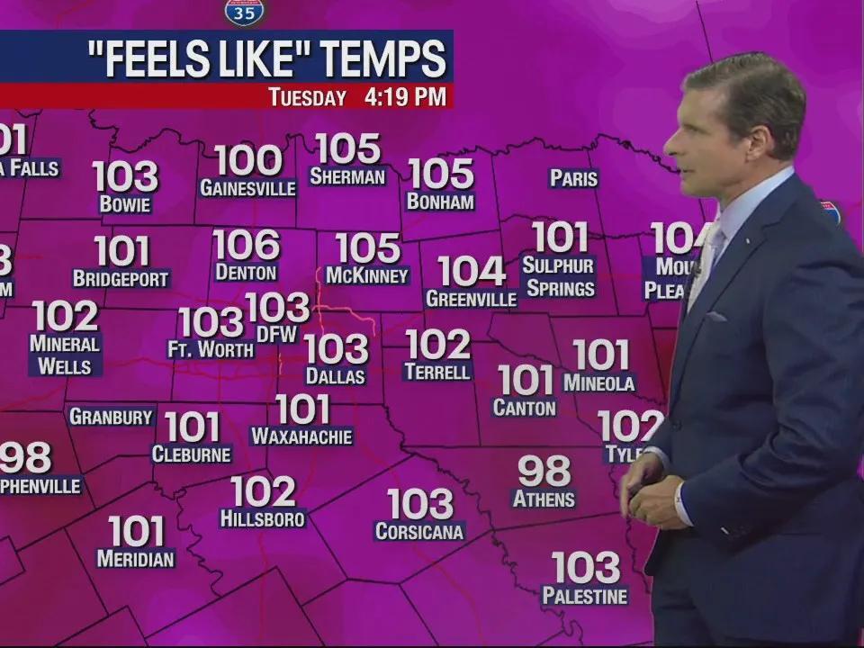 Dallas weather: July 16 evening forecast