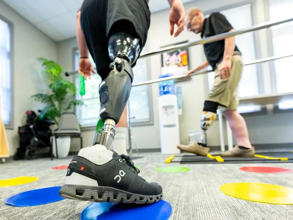 They lost limbs. Now, they’re learning to walk again.