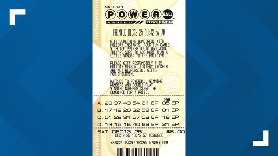 'I still can’t believe it': Michigan man wins $1 million from Powerball ...