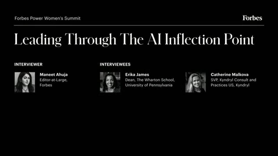 2025 Forbes Power Women's Summit | Leading Through The AI Inflection ...