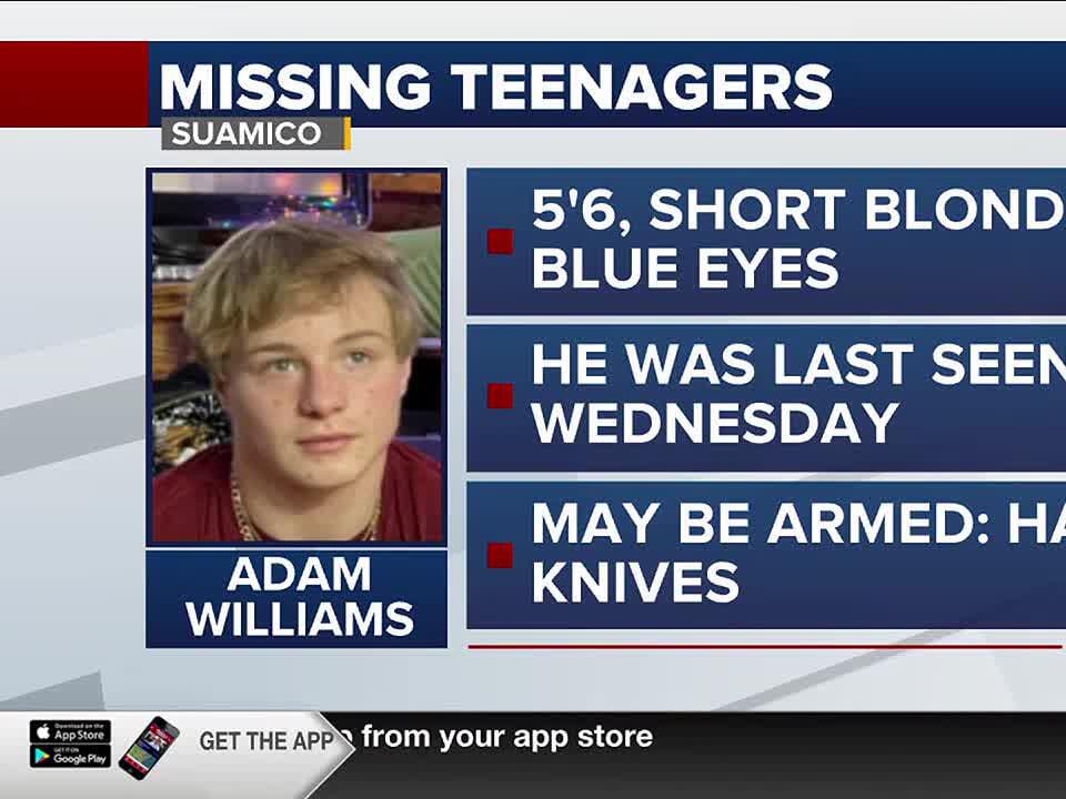 Brown County Sheriff’s Office still searching for two missing teenagers
