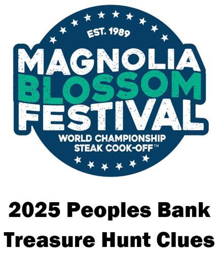 7 a.m. Monday Magnolia Blossom Festival Treasure Hunt Clue - NewsBreak