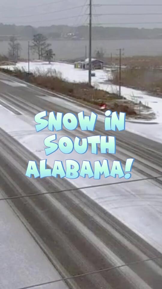 Snow blankets Mobile and Baldwin Counties, creating dangerous road ...
