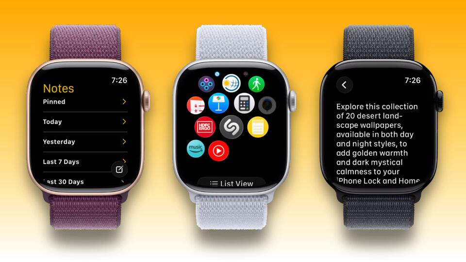 How to use the new Apple Notes app on your Apple Watch in watchOS 26 ...