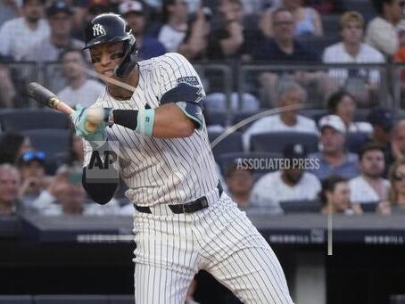 Judge exits after getting hit on hand by pitch, giving Yankees scare as ...