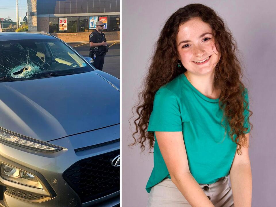 Student killed ‘almost instantly’ when car part smashes through ...