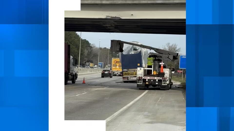 Overpass struck again, closing lanes of I-26 in North Charleston ...