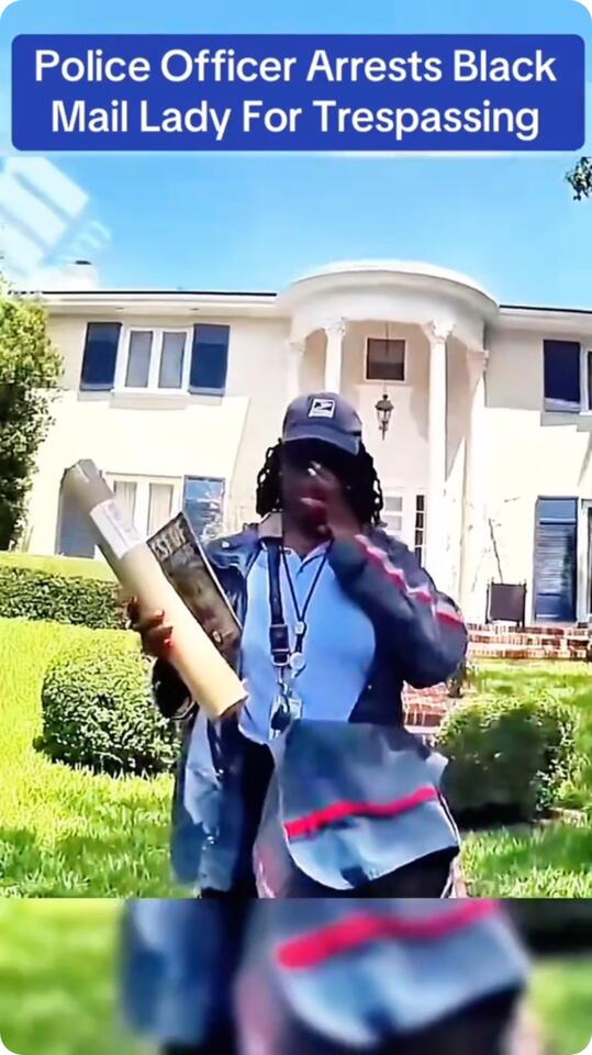 Police Officer Arrests Black Mail Lady For Trespassing #cops #police # ...