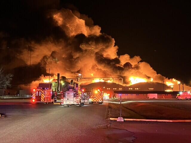 Multiple fire departments fight fire at shuttered Virginia plant ...