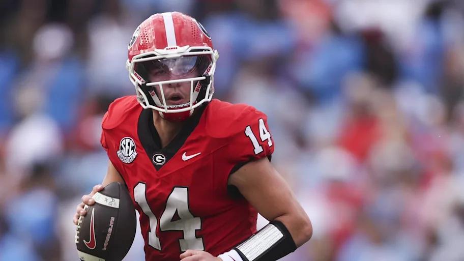 Bulldogs QB Gunner Stockton tells a wild tale in the Florida-Georgia ...