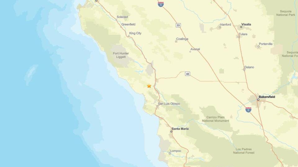 Update: Earthquake struck region near Templeton, CA on Nov. 20 - 2.3 ...