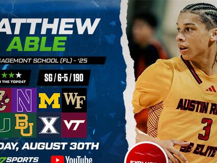 Four-star guard Matthew Able sets commitment date and time; watch live ...