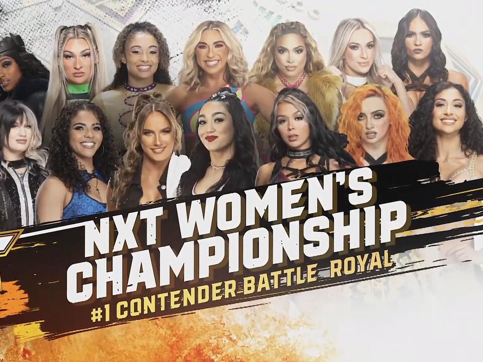 NXT Women's Title #1 Contender Battle Royal, Dusty Rhodes Tag Team ...