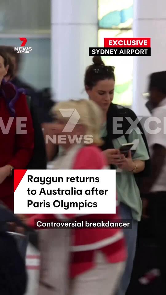 Olympic Breakdancer Raygun has returned to Australia after her ...