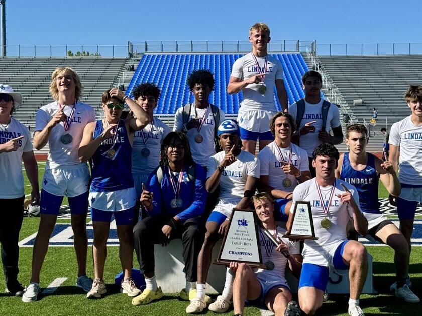Lindale boys, girls win area track and field meet