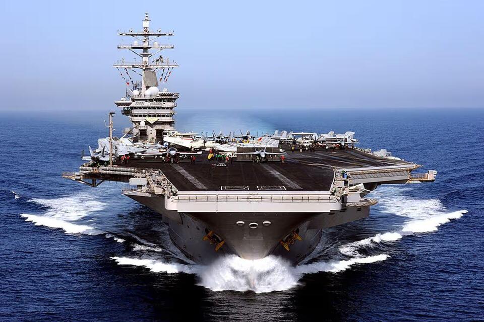Second US aircraft carrier hit by mysterious fire amid Iran chaos with ...